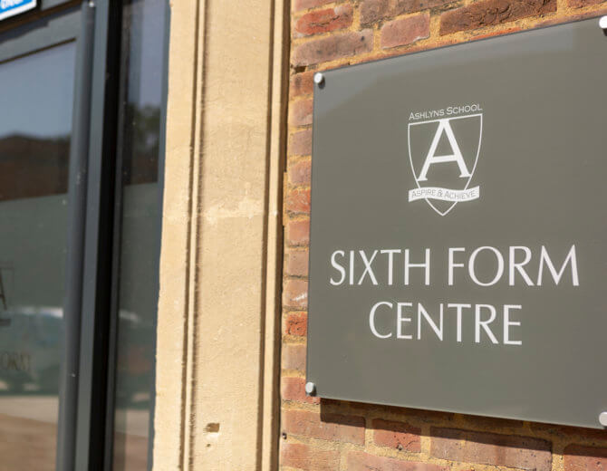 Welcome to the Sixth Form - Ashlyns School